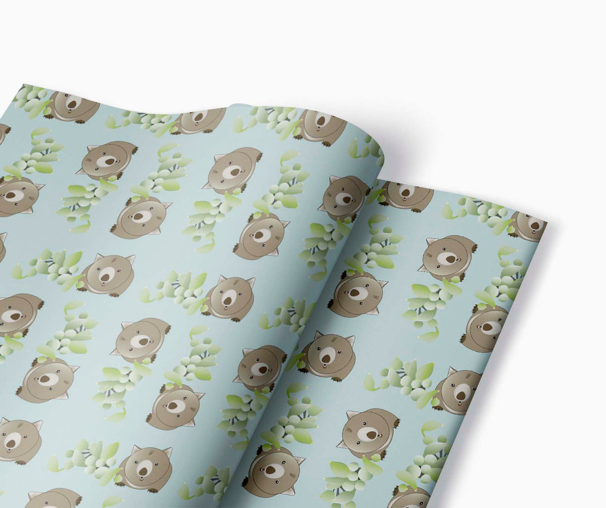 Wombat - Sustainable Wrapping Paper – Gilli Stationery